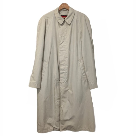 Vintage | Jackets & Coats | Vintage Trench Coat Red Borg Fleece Lined ...